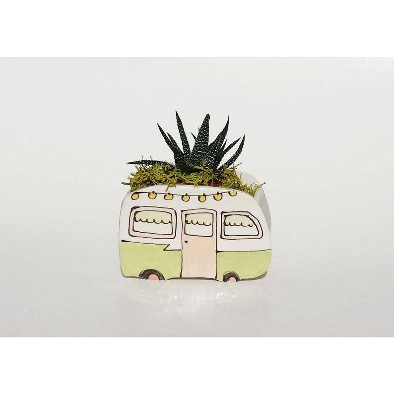 Small Vintage Green Boler Planter – The Narrative Shop